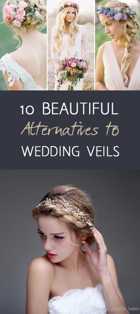 10 Beautiful Alternatives to Wedding Veils ~ Oh My Veil