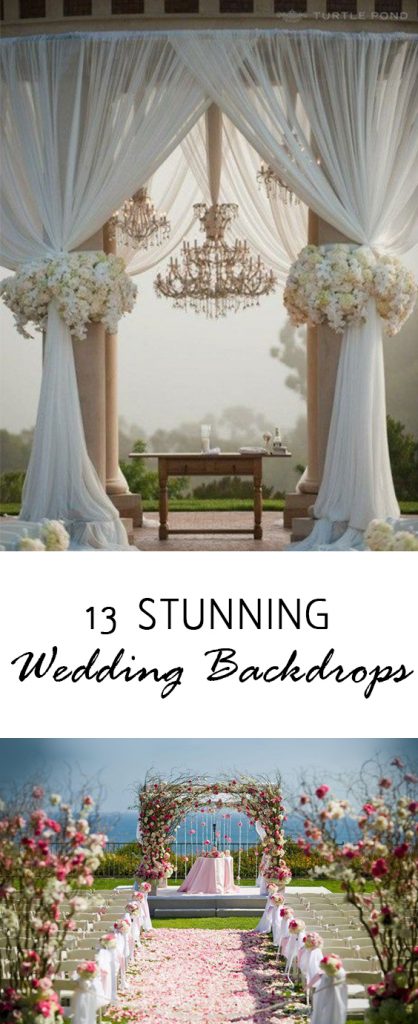 13 Stunning Wedding Backdrops ~ Oh My Veil