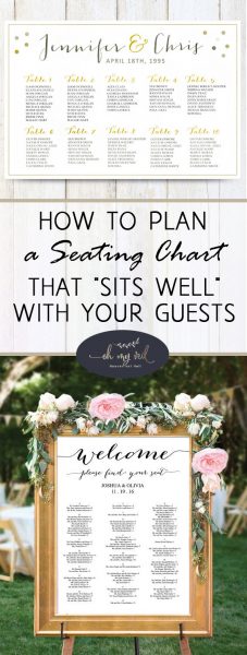 How to Plan a Seating Chart That "Sits Well" With Your Guests ~ Oh My Veil