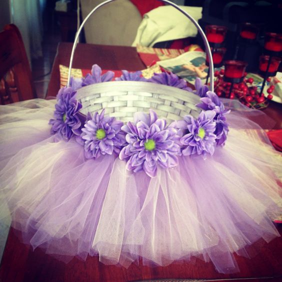 DIY Flower Girl Baskets: Flower Girl - Wedding - Ohmyveil.com