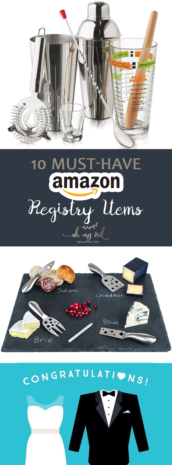 10 Must Have Amazon Registry Items Oh My Veil all Things Wedding 
